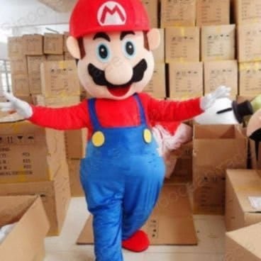 Mario Mascot Costume Hire - DJ,Photo Booth, Bouncy Castle, Candy Floss ...